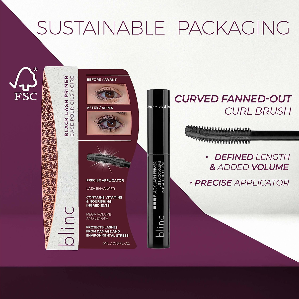 blinc Lash Primer, Black 0.16 Fl Oz (Pack of 1)