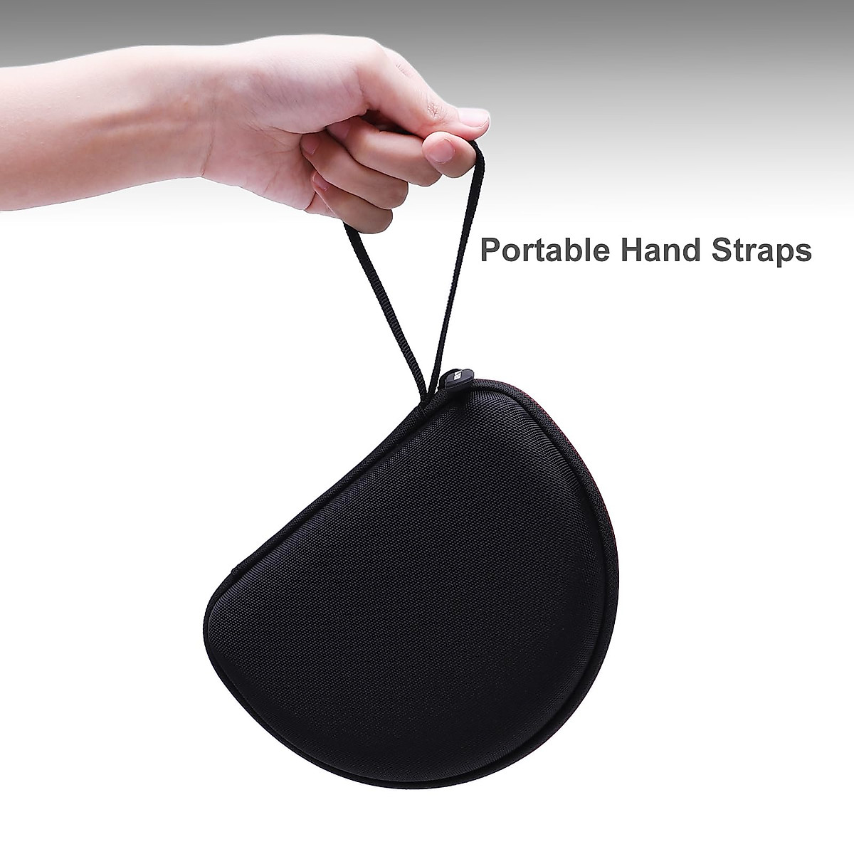 LTGEM Case Compatible with Sony MDR-ZX110 / MDRZX110AP / MDRZX110NC / MDR-ZX310AP ZX Series Wired On-Ear Headphones, Black+Grey(Case Only)