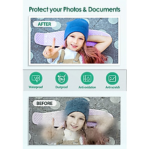 A4 Laminator, 9 inches Laminator Machine Built in Paper Trimmer with 30pcs Thermal Laminating Pouches Sheets, Corner Rounder, 70s Fast Warm-up, Portable Personal Laminator for Home/Office/School