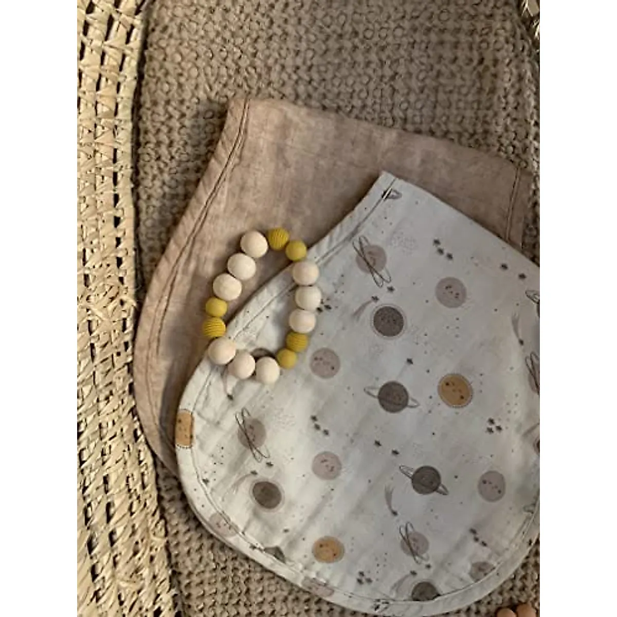 Leyl&Ari Muslin Burp Cloths | Organic Cotton Burping Cloths for Babies | Gender Neutral Burping Rags | Newborn Essentials