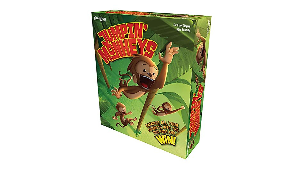 Pressman Jumpin' Monkeys Game - Catapult Fun for Kids