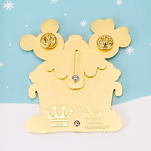 LOUNGEFLY DISNEY MICKEY AND FRIENDS GINGERBREAD PLUTO HOUSE 3 INCH PIN