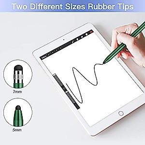 StylusHome Stylus Pens for Touch Screens (3 Pcs), Sensitivity & Precision Stylus, 2 in 1 Capacitive Stylus with 6 Extra Tips for iPad iPhone Tablets Samsung Galaxy All Universal Touchscreen Devices