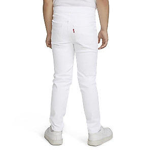Levi's Girls' Skinny Fit Pull On Jeggings, White, 16