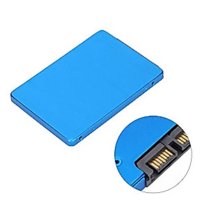 EATC SSD Enclosure, 6Gbps Lightweight Aluminum Computer SSD Hard Drive Adapter for Hard Drive Blue