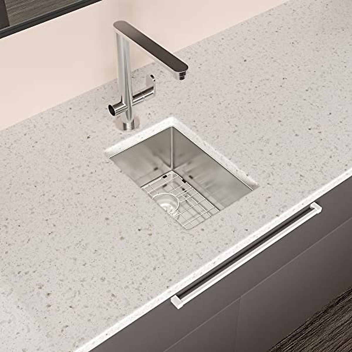 10" Bar Prep Kitchen Sink - Mocoloo 10 x 18 Undermount Sink Stainless Steel 16 Gauge Single Bowl Bar Prep Deep Sinks