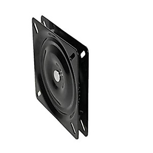 Lheng 7 Inch Black Heavy Duty Square Turntable 360 Degree Free Rotating Iron Turntable Full Bead Thickened Universal Turntable