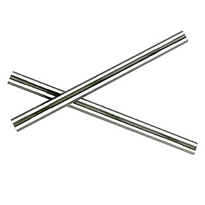 FOXBC 3-1/4 Inch Industrial Carbide Hand Planer Blades for Craftsman CMEW300, Milwaukee M18, Makita, DeWalt, Bosch, Wen, Ryobi and Most 3-1/4 Planer (82x5.5x1.2mm - 10 Pack, Tungsten Carbide)