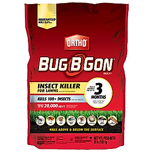 Ortho Bug B Gon Insect Killer for Lawns3. - Kills Ants, Fleas, Ticks, Chinch Bugs, Mole Crickets and Cutworms - Use on Lawns, Ornamentals and Home Perimeter, 20 LB