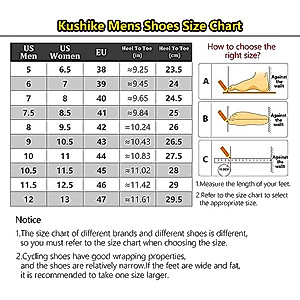 kushike Mens Women Mountain Bike Shoes with 2-Bolts SPD Cleats Included, MTB Cycling Shoes Indoor Outdoor Riding Biking, Spin Shoes Women, Peloton Compatible Shoes women-10-2106Bblack