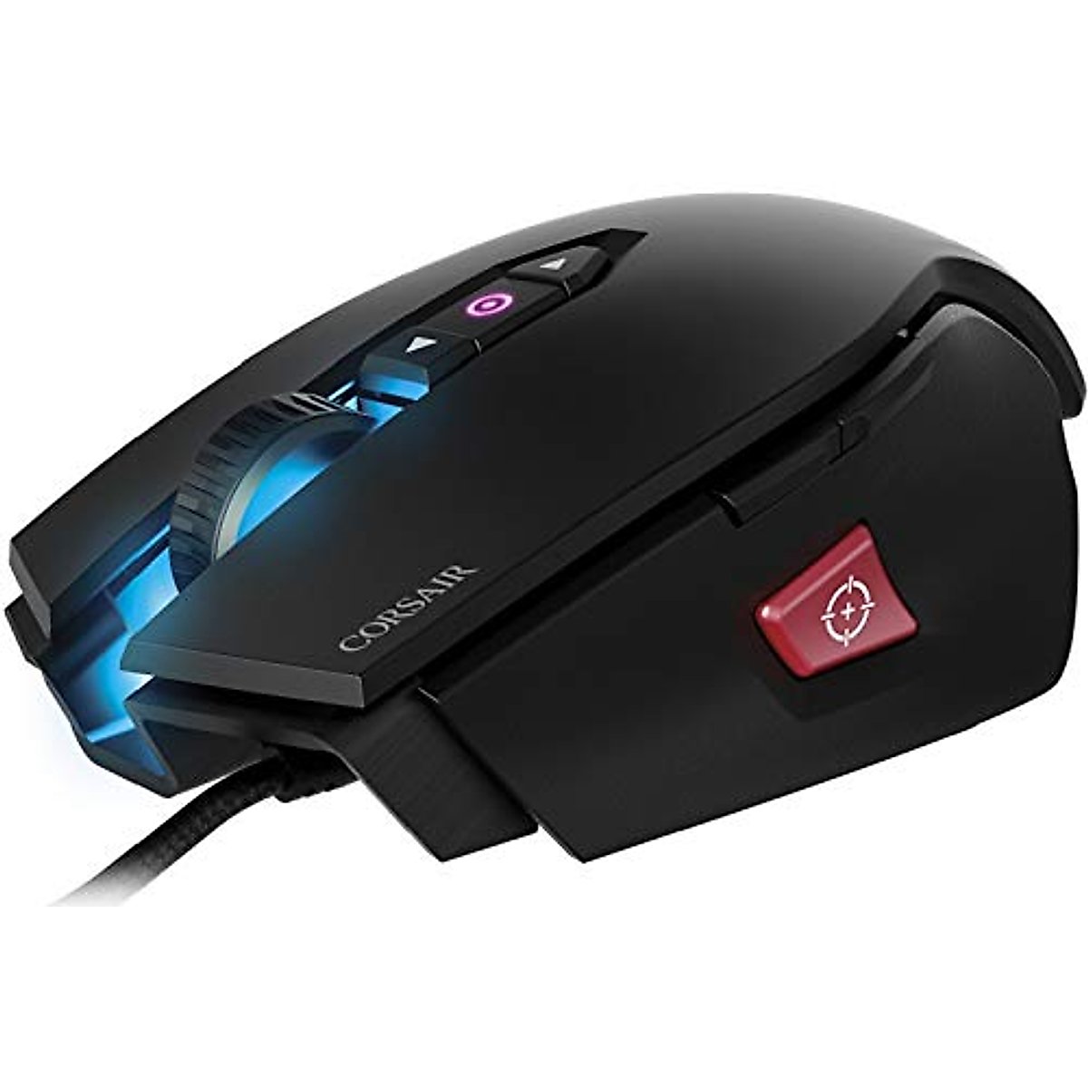 Corsair M65 PRO RGB Optical FPS Gaming Mouse (12000 DPI Optical Sensor, Adjustable Weights, 8 Programmable Buttons, 3-Zone RGB Multi-Colour Backlighting, Xbox One Compatible) - Black