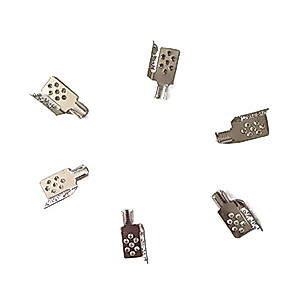 4-50Pcs Heating Film Clamps Special Silver Connectors Underfloor Electric Floor Heating Film Clips Accessories (Color : 40pcs)