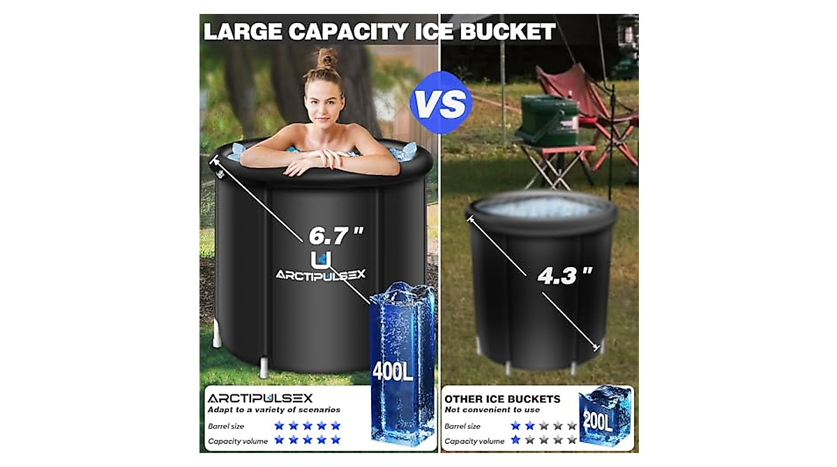 Portable Ice Bath Tub for Athletes - Ultimate Recovery