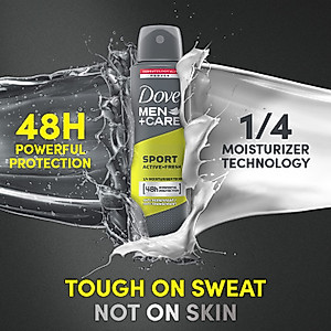 Dove Men Care Anti-Perpirant Deodorant Spray Sport Active Fresh 150Ml - Pack of 6 by Dove