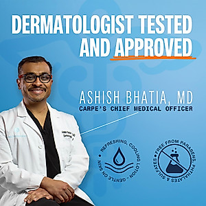 Carpe Antiperspirant Foot Lotion, A dermatologist-recommended solution to stop sweaty, smelly feet, Helps prevent blisters, Great for hyperhidrosis