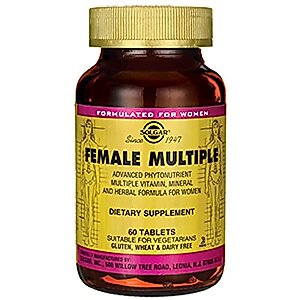 Female Multiple, 60 Tablets, Solgar