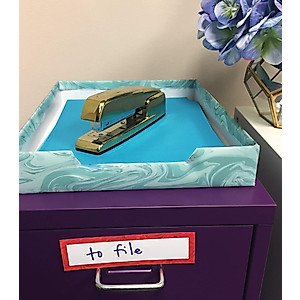 Carson Dellosa Galaxy Large Desk Tray Desk Collection