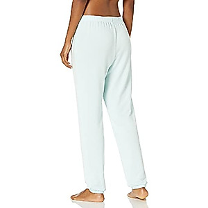 Amazon Essentials Women's Pajama Jogger - Lightweight Lounge Terry, Plus Size, Aqua Blue, Large