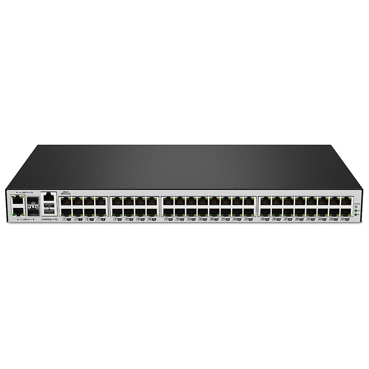 Vertiv Avocent ACS8000 Serial Console, 48 Port Serial Console Server, Remote Data Center and Out of Band Management, USB Connectivity and Port Sensor, Dual AC Power (ACS8048DAC-400), Black