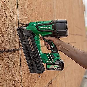 Metabo HPT 36V MultiVolt Cordless Framing Nailer | Uses 21 Degree Full Round Head Plastic Strip Nails | Includes Battery and Charger | NR3690DR