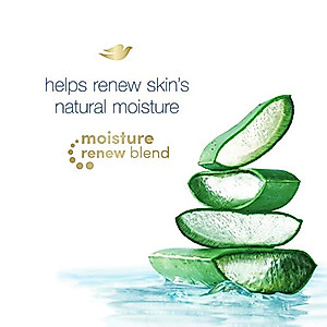 Dove Body Wash 100% Gentle Cleansers, Sulfate Free Hydrating Aloe and Birch Bodywash Gives You Softer, Smoother Skin After Just One Shower, 22 Fl Oz (Pack of 4)