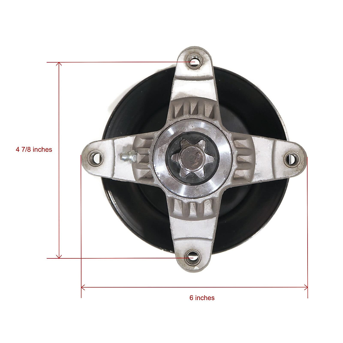 The ROP Shop | Spindle Assembly 6 Pt. Star Design for Toro GT2100, GT2200, LX500 Lawn Mowers