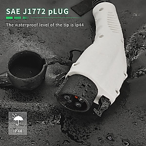 K.H.O.N.S. Portable EV Charger Level 2 J1772 6-20 Plug 16A/25FT Cable for Indoor and Outdoor Charing (G1S-5C)