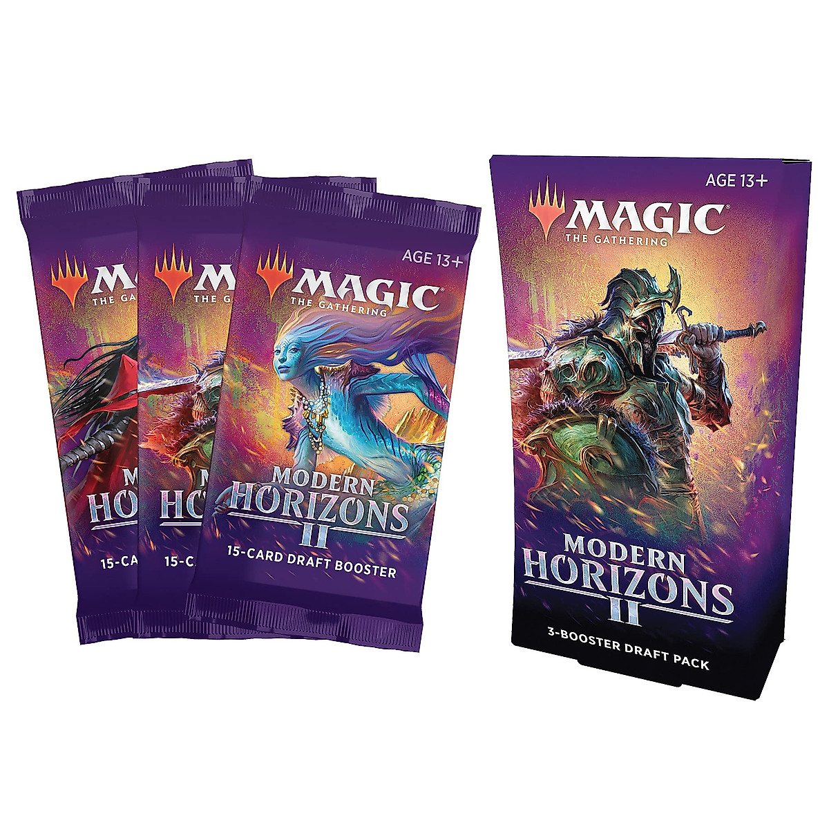Magic: The Gathering Modern Horizons 2 Draft Multipack | 3 Draft Boosters (45 Cards)