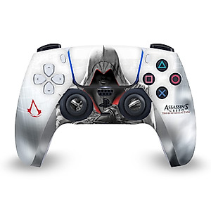 Head Case Designs Officially Licensed Assassin's Creed Cover Art Brotherhood Graphics Vinyl Faceplate Sticker Gaming Skin Decal Cover Compatible With Sony PlayStation 5 PS5 DualSense Controller