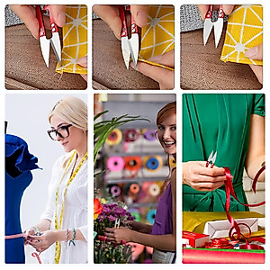 24Pcs Sewing Scissors for Fabric, Thread Yarn Embroidery Clippers Cutter, Small Snips Trimming Nipper, Great for Stitch, Art Craft, Mini DIY Supplies