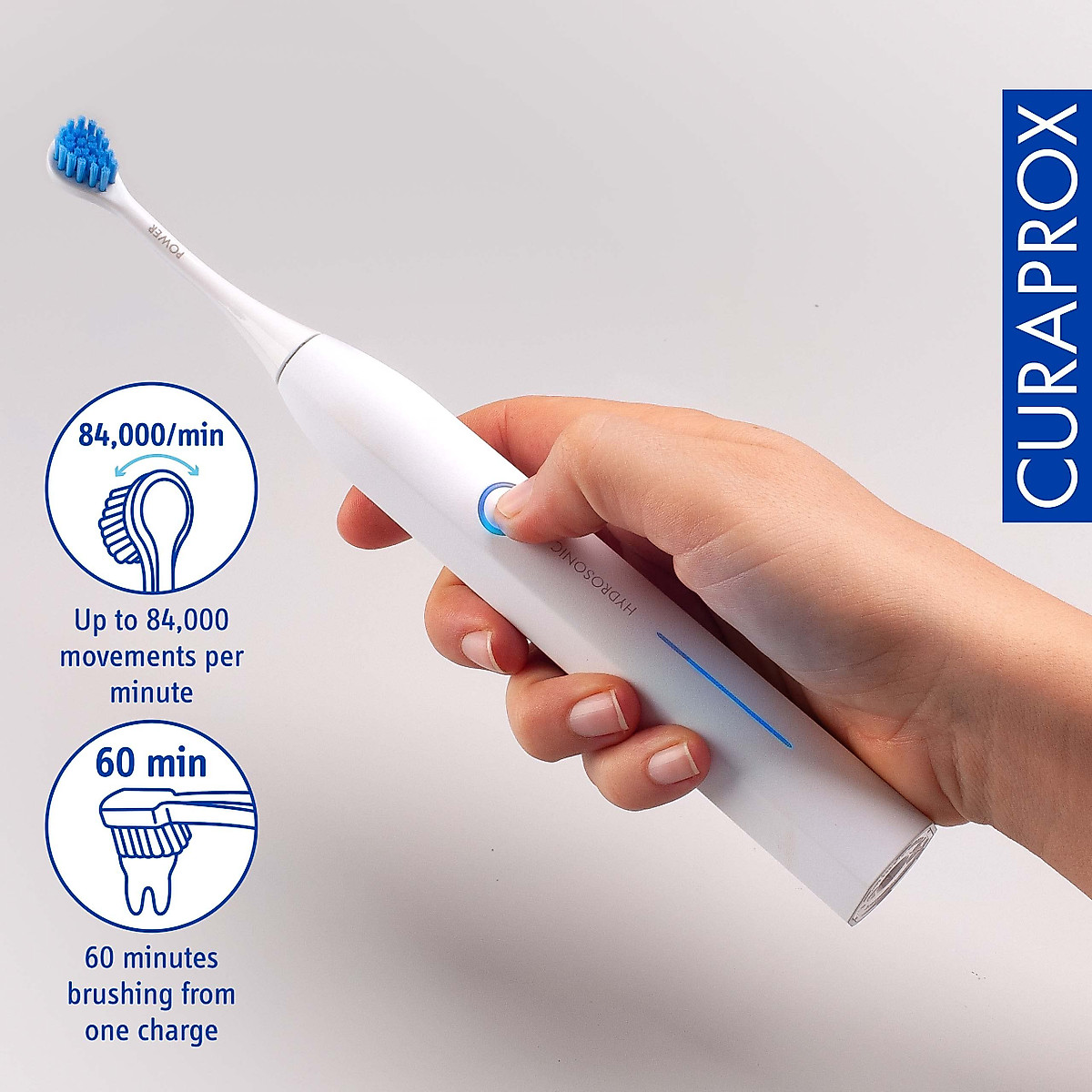 Curaprox Pro Electric Toothbrush With Charger and Travel Case