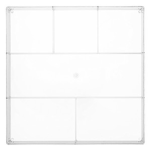 Whitmor 6-Section Clear Drawer Organizer