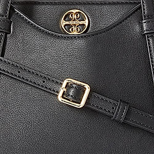 NINE WEST Geneva Satchel, Black