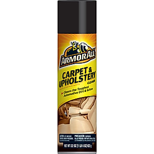 Fabric and Carpet Cleaner for Cars by Armor All, Car Upholstery Cleaner Spray, 22 Fl Oz