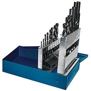 Century Drill & Tool 25230 Charger Parabolic Drill Set, 15 Piece, Made in The USA