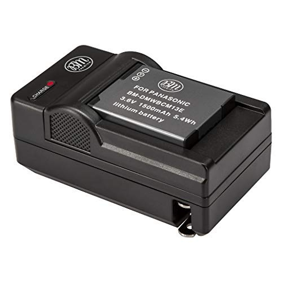 BM Premium DMW-BCM13E Battery and Charger for Panasonic Lumix DC-TS7, DMC-FT5A, LZ40, TS5, TS6, TZ37, TZ40, TZ41, TZ55, TZ60, DMC-ZS27, DMC-ZS30, DMC-ZS35, DMC-ZS40, DMC-ZS45, DMC-ZS50 Digital Cameras