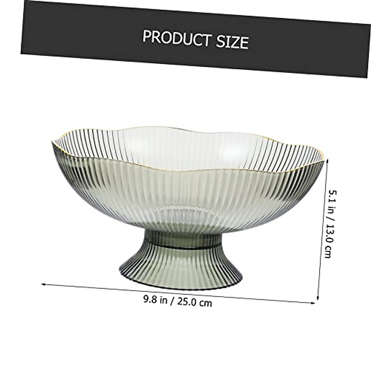 Hoement Stewed Fruit Bowl trifle bowl plastic serving platter fruit serving tray footed fruit tray footed serving tray dessert dish fruit container tea cup drain tray food the pet pylon