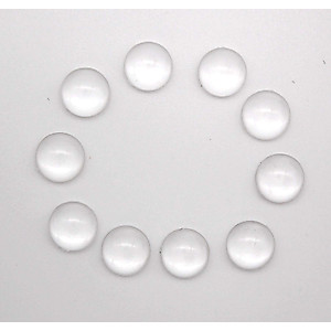 10pcs x 10MM LED Optical Lens Smooth Convex Lens for 1W 3W LED Lens