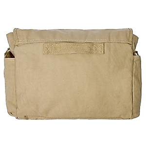 Sweetbriar Classic Vintage Messenger Bag - Original Heavyweight Cotton Canvas Shoulder Bag with Upgraded Features