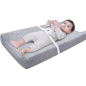 BlueSnail Changing Pad Cover, Strechy Ultra Soft Chaning Pad Sheet 2 Pack (Gray+ Navy)