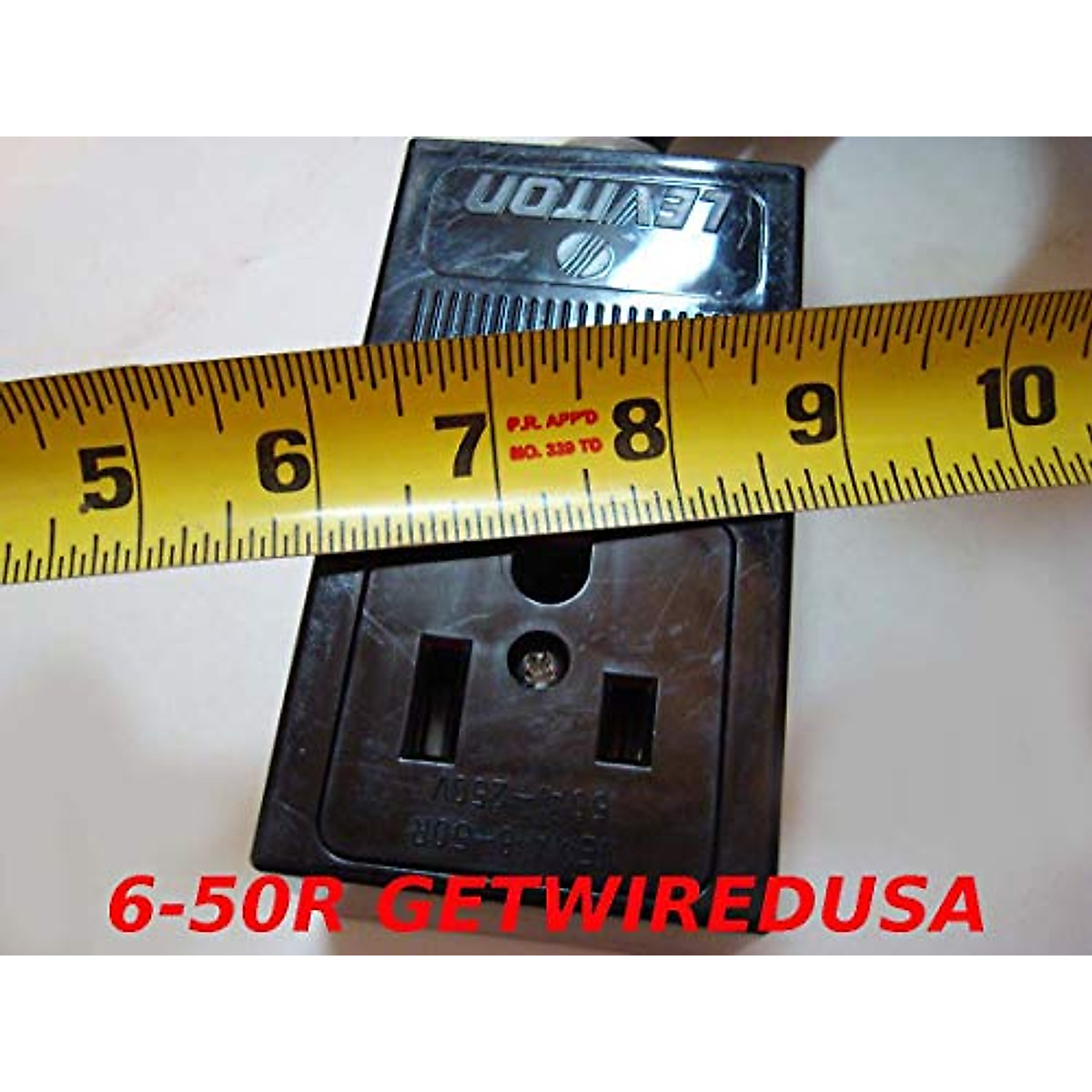 Power Converter 110/125V To 220/250V Electric Adapter 5-15P Wall Plug To 6-50R Miller Lincoln Hobart Plasma Cutter Welder Mig Tig Arc Receptacle Outlet Box NEMA FX581W