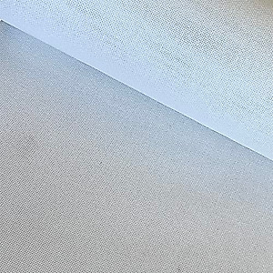 25 Count Evenweave Fabric Needlework Canvas Cross Stitch Cloth, White, W59″ x L20″