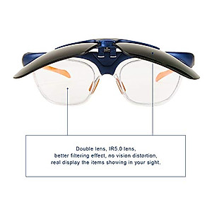 Holulo Flip-up Welding Goggles Eye Protective Safety Glasses for Welders with Transparent and Black Goggles Anti-Flog Anti-glare Anti-shock Welding Glasses