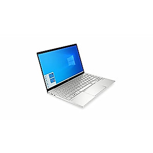 HP Premium Envy 13 Laptop | 13.3inch FHD IPS 100% sRGB Display 11th Gen Intel 4-Core i5-1135G7 (> i7-1065G7) 8GB DDR4 1TB SSD Backlit Fingerprint B&O USB-C Win10 Pro Silver + 32GB Micro SD Card