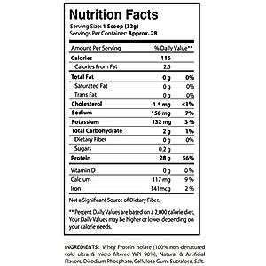 Iso Fuzion 100% Whey Isolate by Scilabs Nutrition | 28g Non Denatured Protein Powder, Banana Nut MuffinFlavor, 2lb