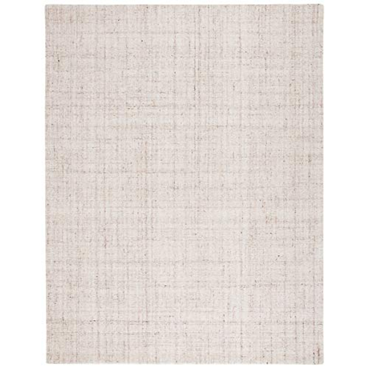 SAFAVIEH Abstract Collection 8' x 10' Ivory/Beige ABT141D Handmade Premium Wool & Viscose Area Rug