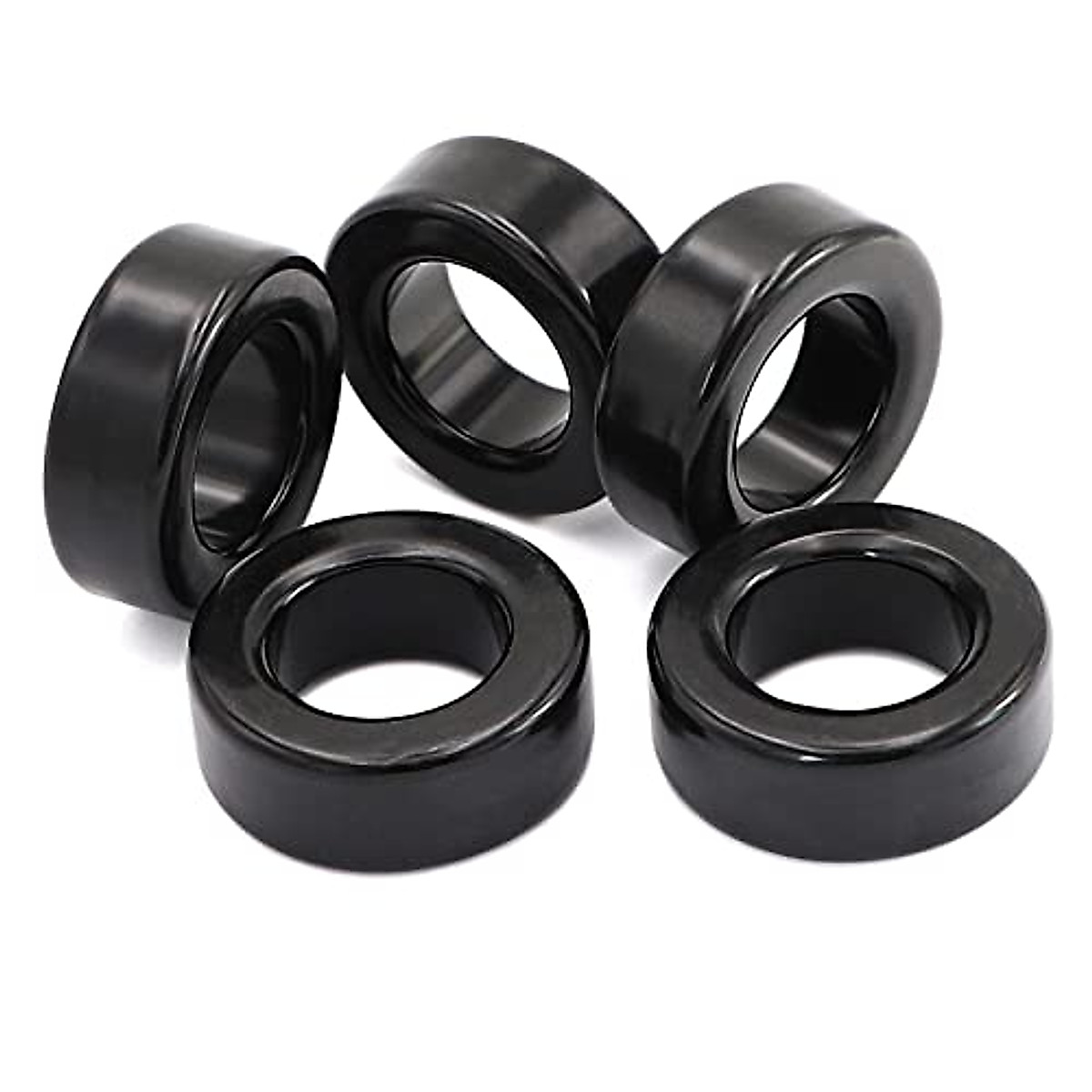 Taigoehua 5pcs (Black) 42X24X16mm Toroid Core,Ferrite Rings Toroid core Iron