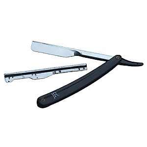 Barber Straight razor Salon Shaving Razor SHAVETTE RASOI RASOIRS 10 BLADES (BLACK)