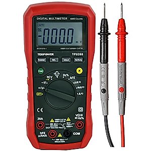 Tekpower TP8268 AC DC Auto/Manual Range Digital Multimeter with NCV Feature, Mastech MS8268 Upgraded