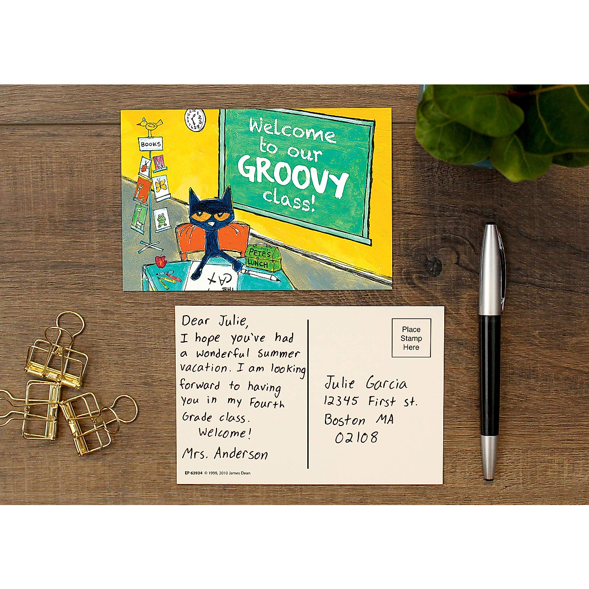 Edupress Pete The Cat Welcome to Our Groovy Class Postcards (EP63934)